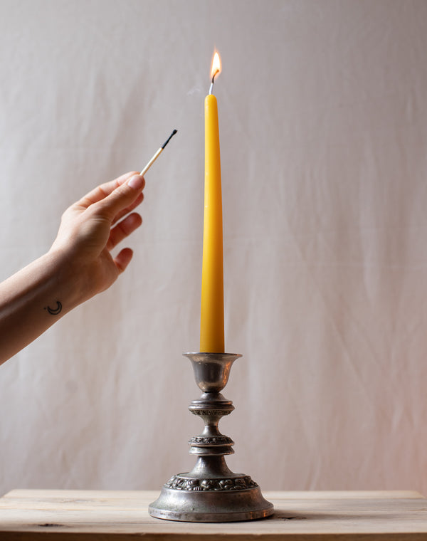 Luka- Gold Candle – Ahana Candles